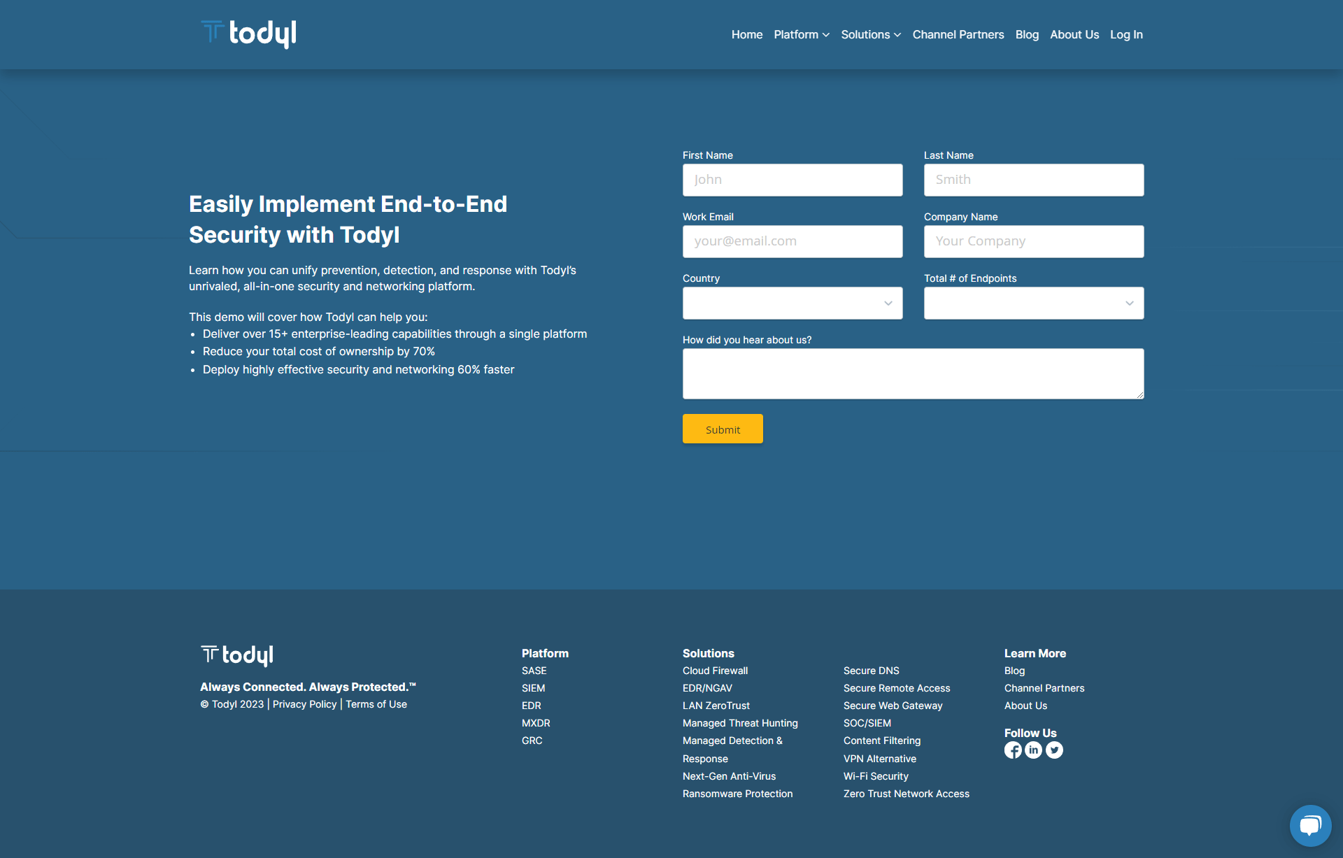 InspoSec features Todyl